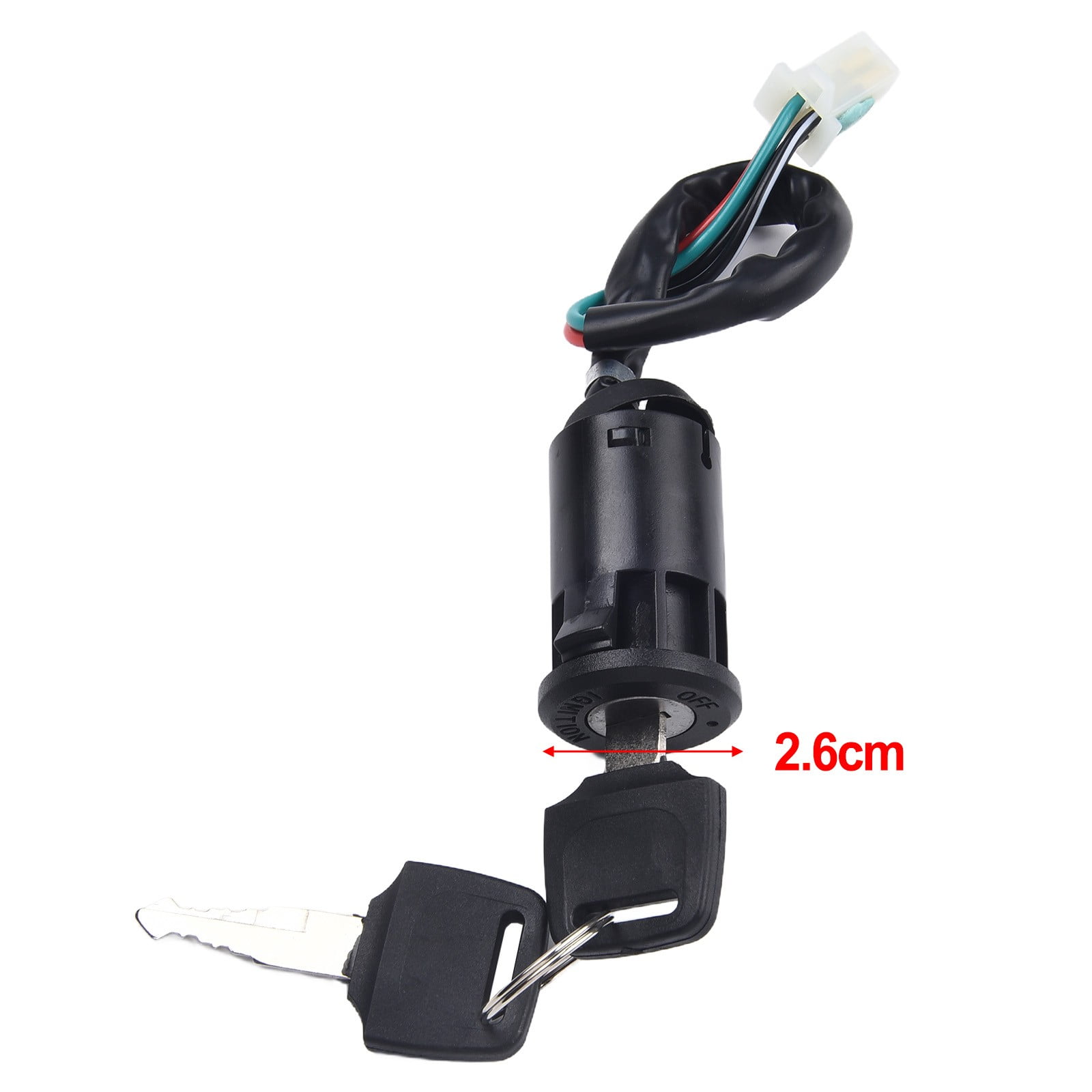 Kairuite ATV Ignition Switch With Key & Lock for 50cc-250cc Motorbike ...