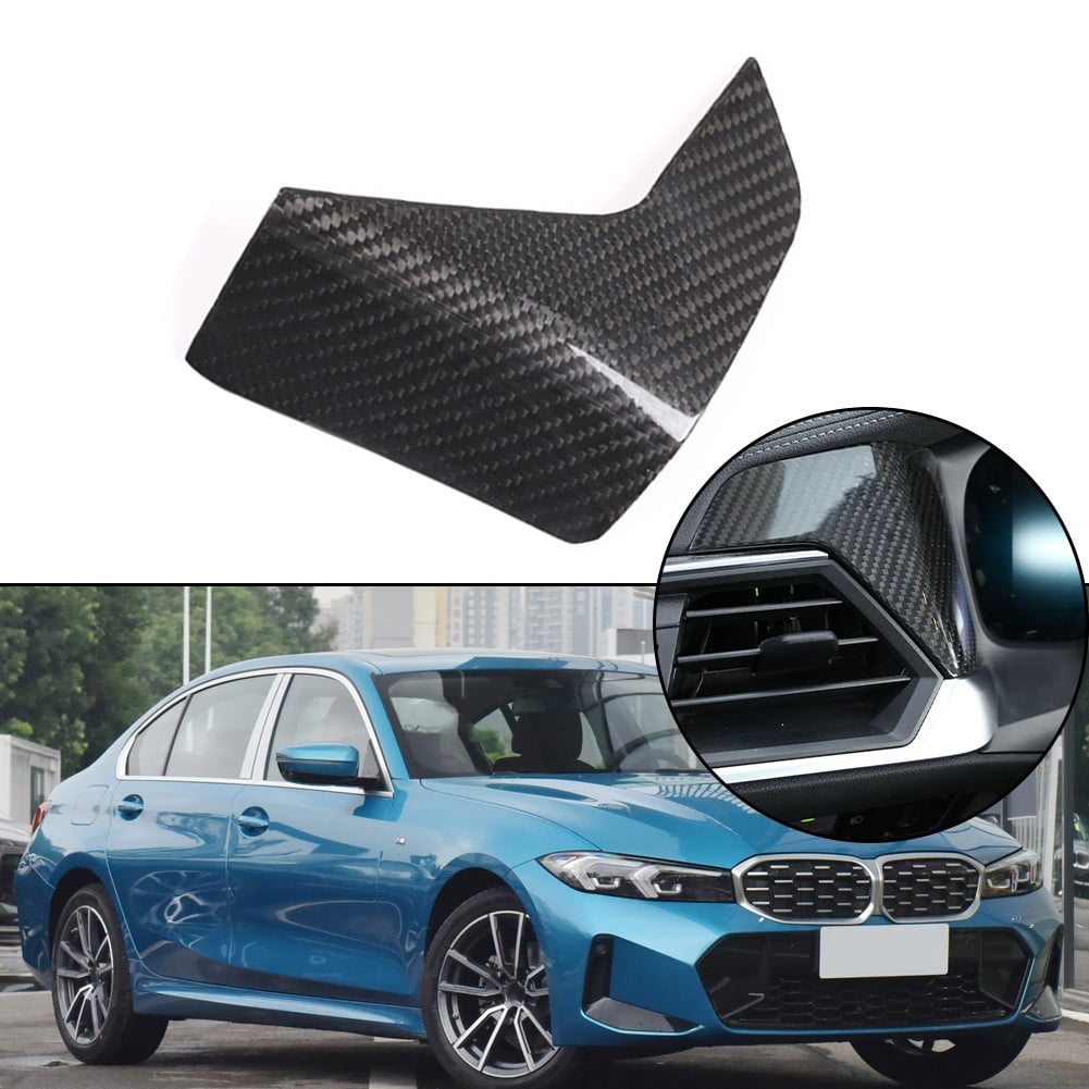 Kairuite Carbon Fiber Dashboard Side AC Air Vent Cover Trim For BMW For ...