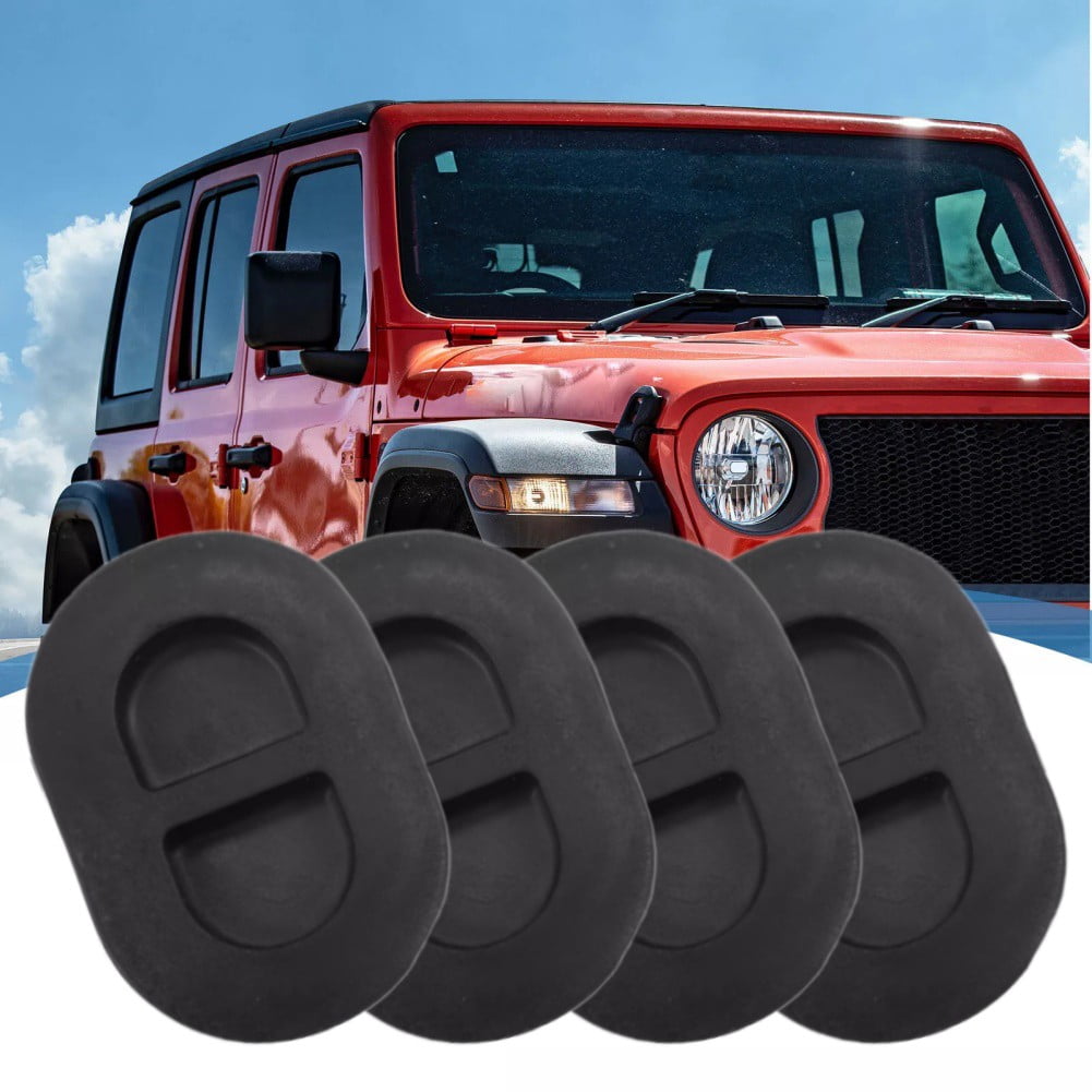 Kairuite Floor Pan Drain Plugs for Jeep Wrangler JK JL 2014-2023 Rubber ...
