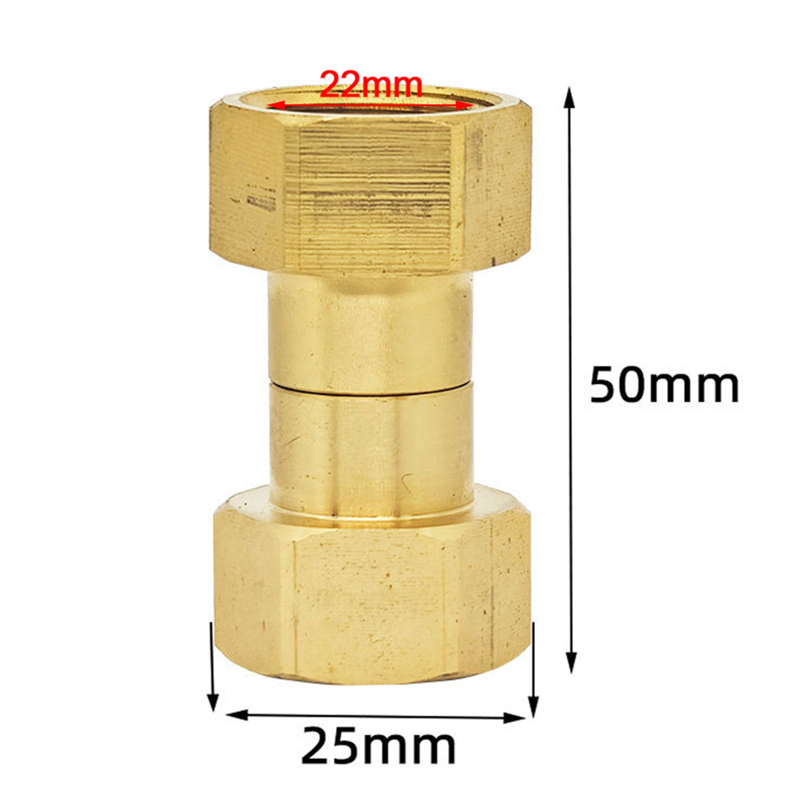 Kairuite High Pressure Washer Swivel Joint Connector Hose Fitting 360 ...