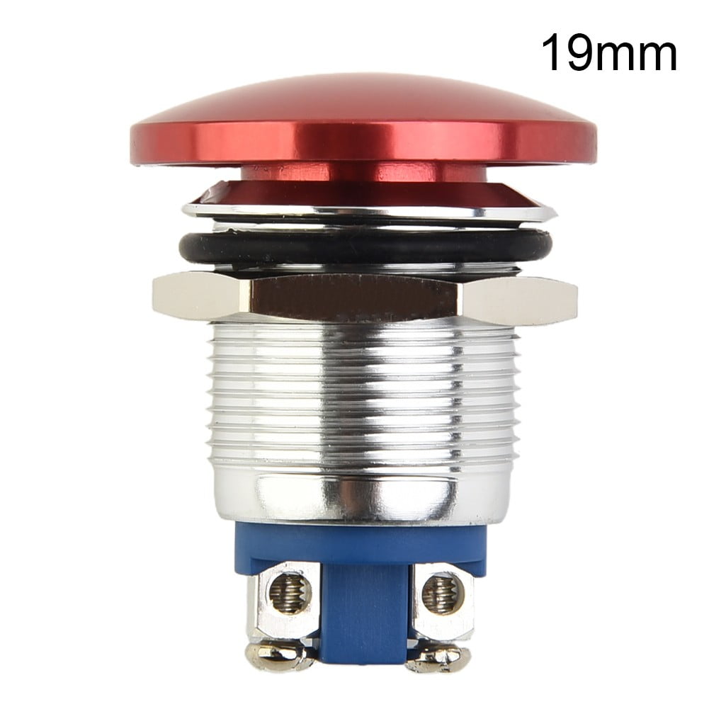 Kairuite Momentary Push Button Switch,Mushroom Cap NO ON&Off Waterproof ...