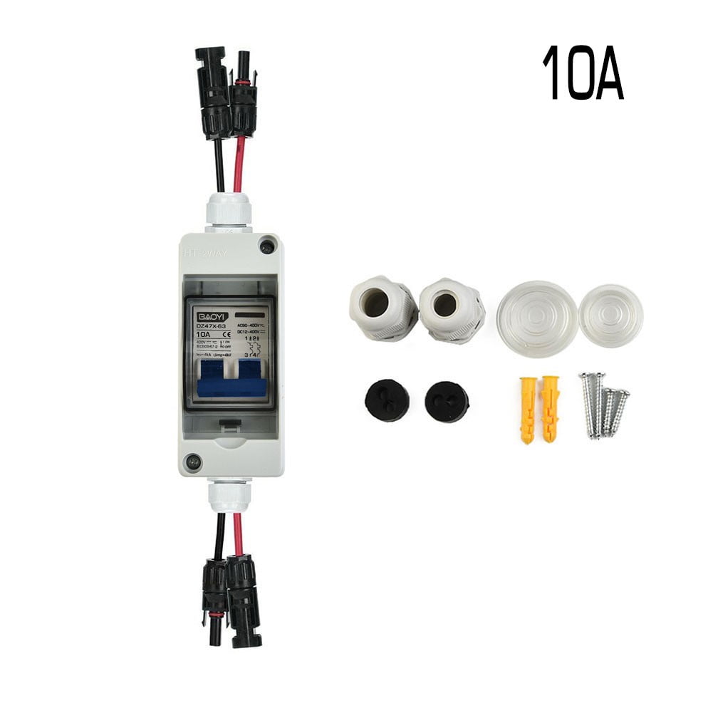 Kairuite PV Isolator Switch DC/AC 30A IP65 Disconnect Circuit Breaker ...