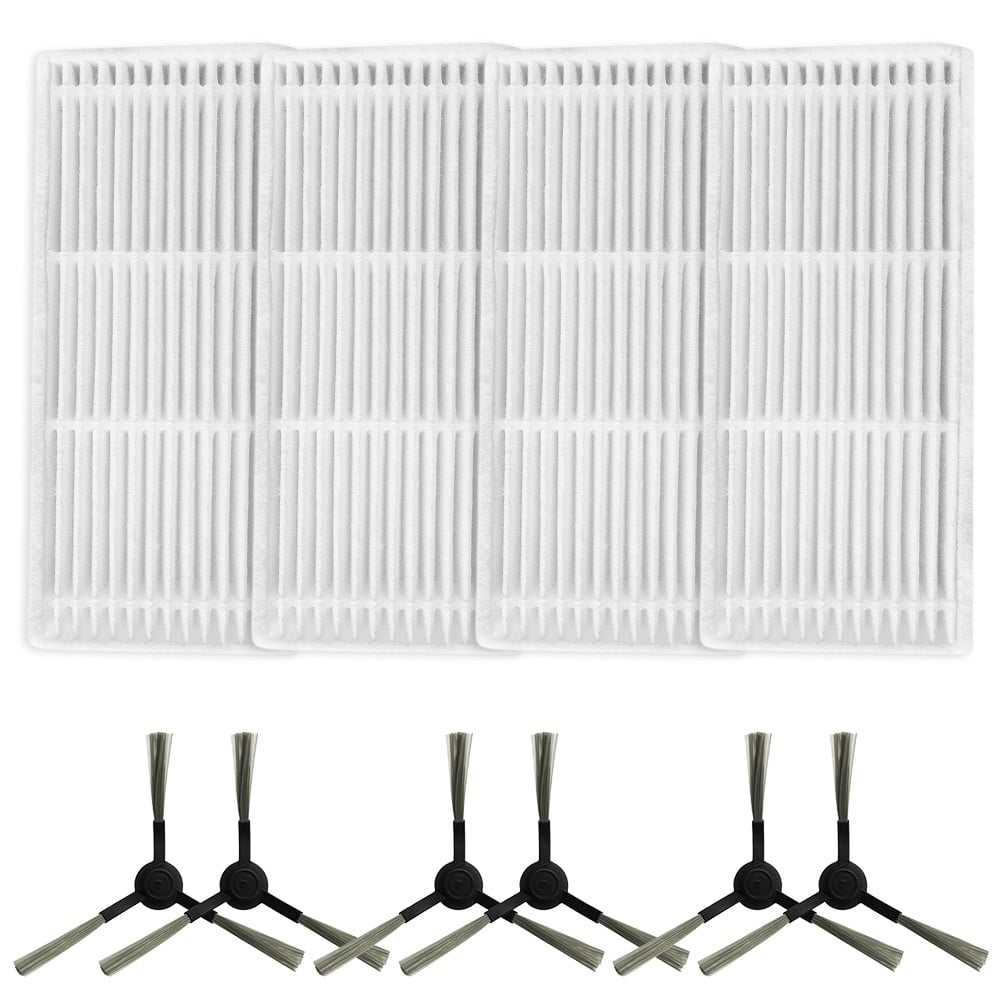 Kairuite Side Brush Filter Kit for Wap Robot W300 Robot Vacuums ...