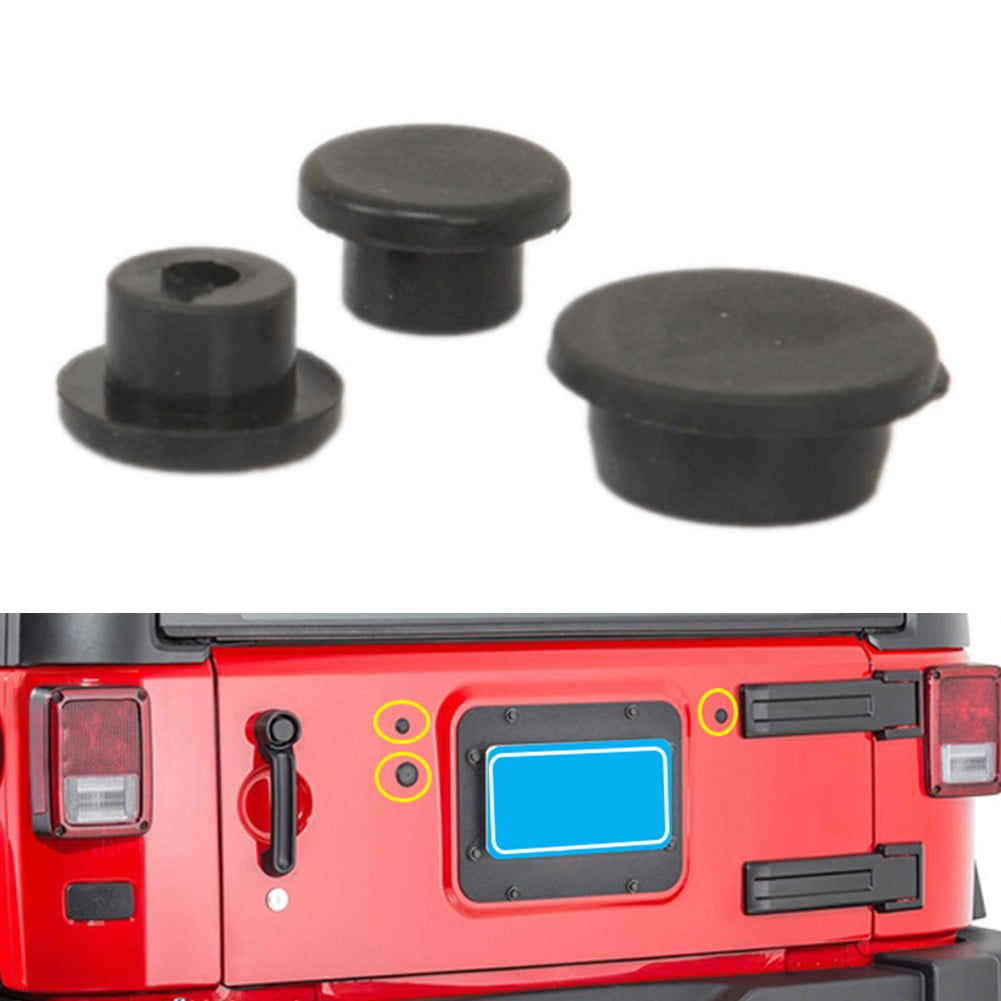 Kairuite for Jeep Wrangler JK 2007-18 Tailgate Plug Set Spare Tire ...