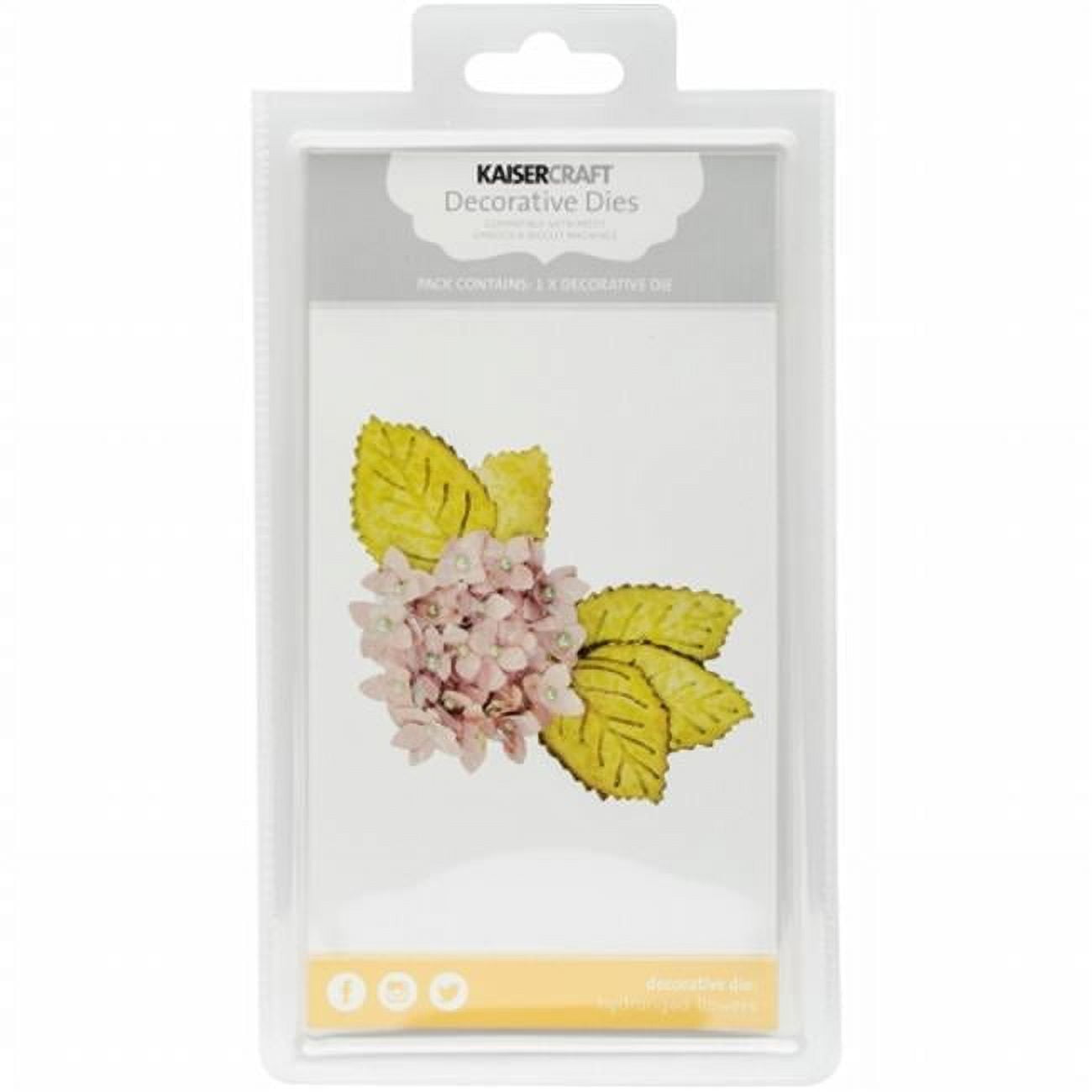 Kaisercraft DD372 Dies-Hydrangea Flower, 2.25 x 5.75 in. - Walmart.com
