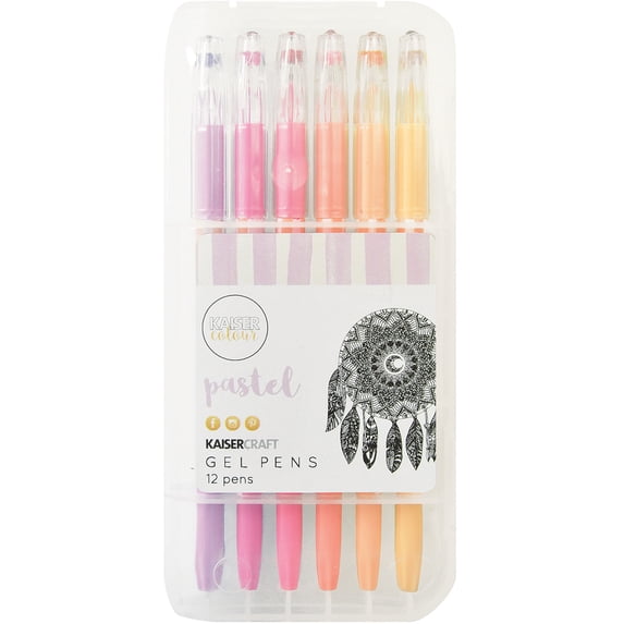 KaiserColour Gel Pens 12/Pkg-Pastel - Walmart.com