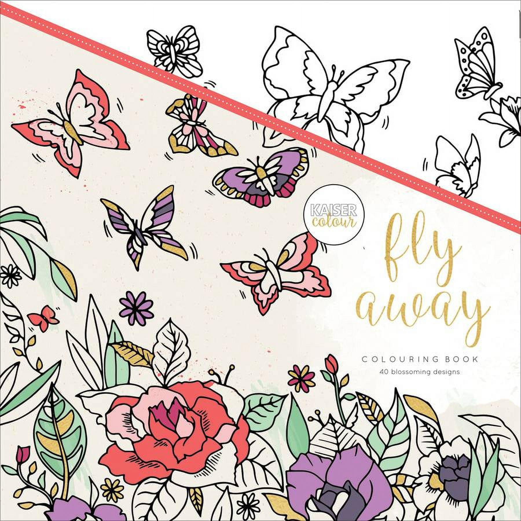 KaiserColour Perfect Bound Coloring Book, Fly Away - Walmart.com