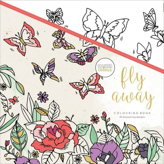 KaiserColour Perfect Bound Coloring Book, Fly Away - Walmart.com