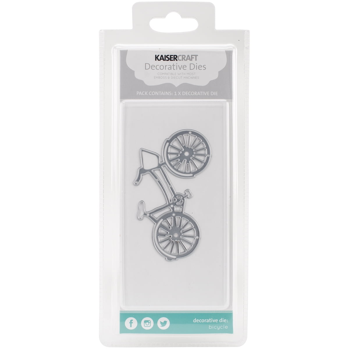 Kaisercraft Die, Bicycle, 3.75" x 2.25" - Walmart.com