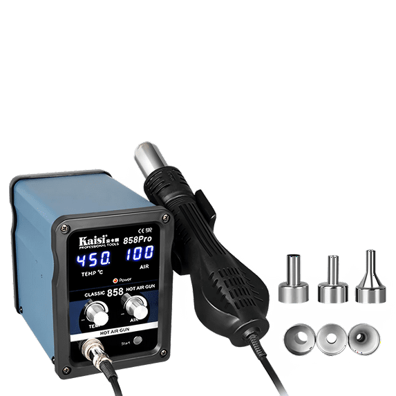 Kaisi 858Pro 700W 5mm Nozzle for Heat Gun Rapid Heating Hot Air Gun ...