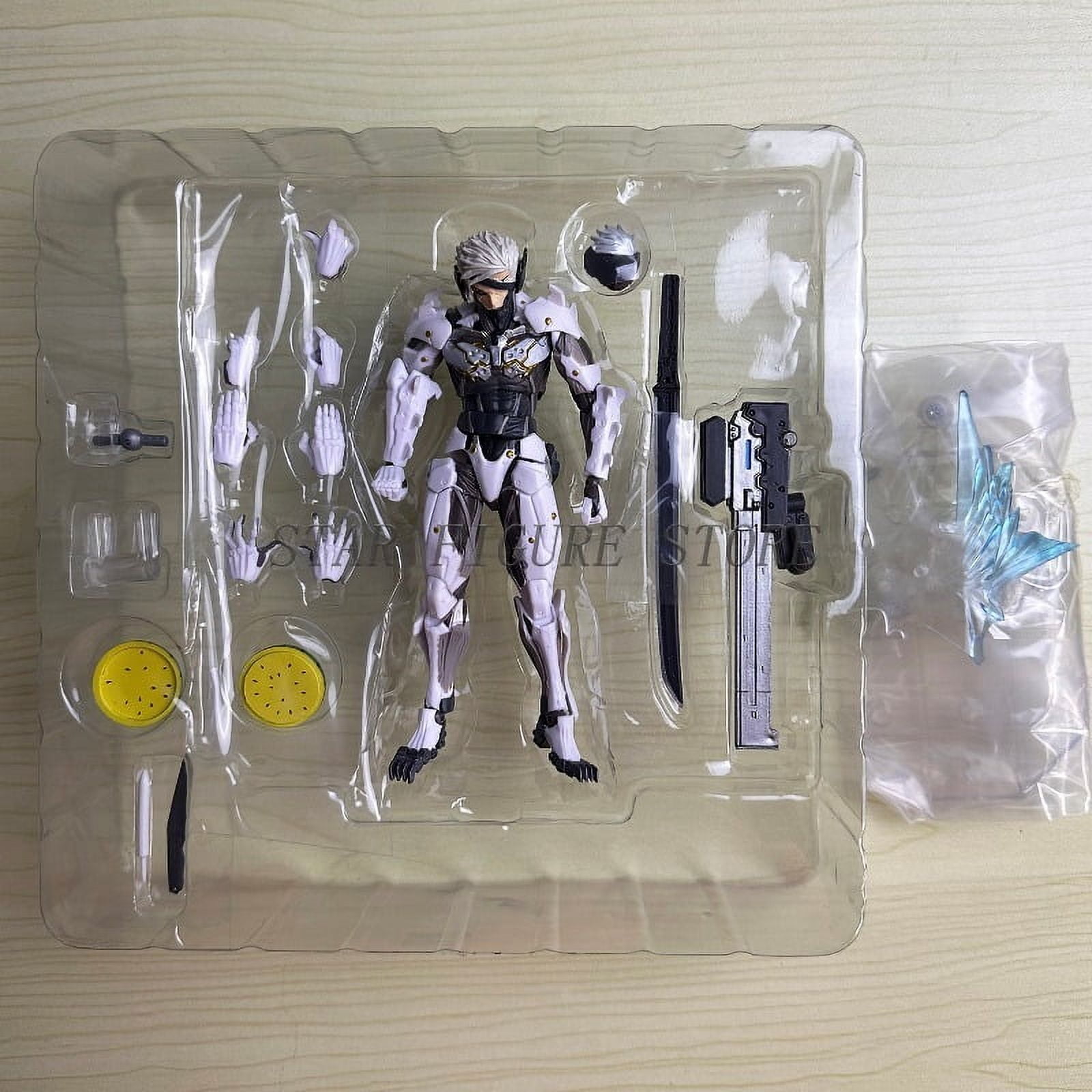 Kaiyodo Metal Gear Solid Raiden Action Figure PVC Movable Collection ...