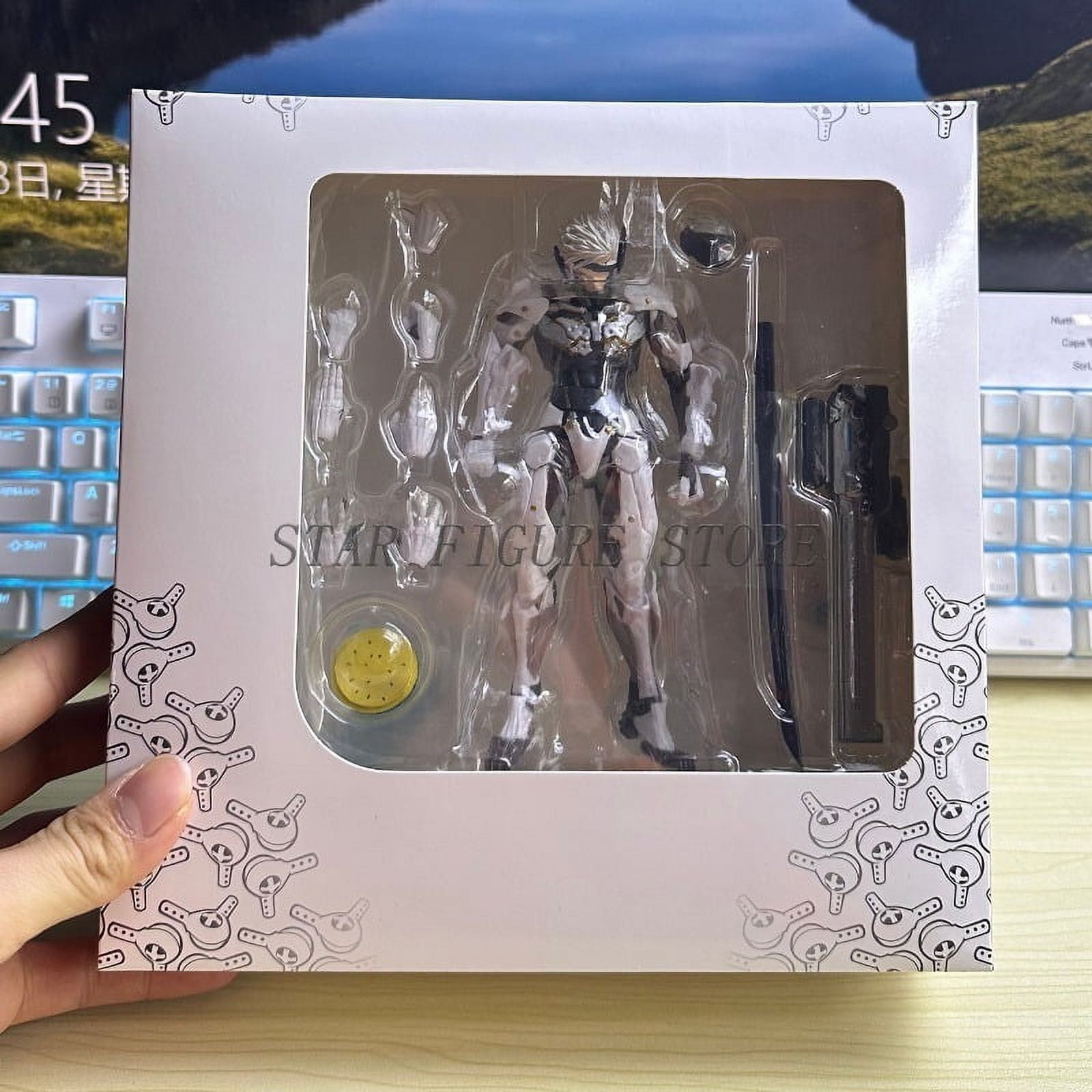 Kaiyodo Metal Gear Solid Raiden Action Figure PVC Movable Collection ...