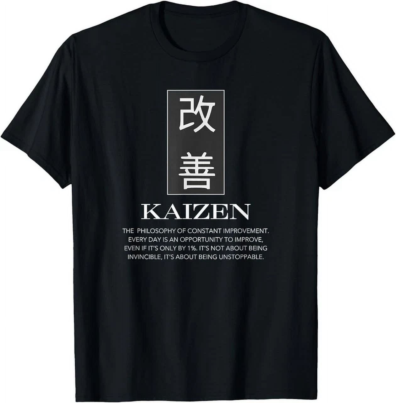 Kaizen Definition -Japanese Word For Continuous Improvement T-Shirt ...