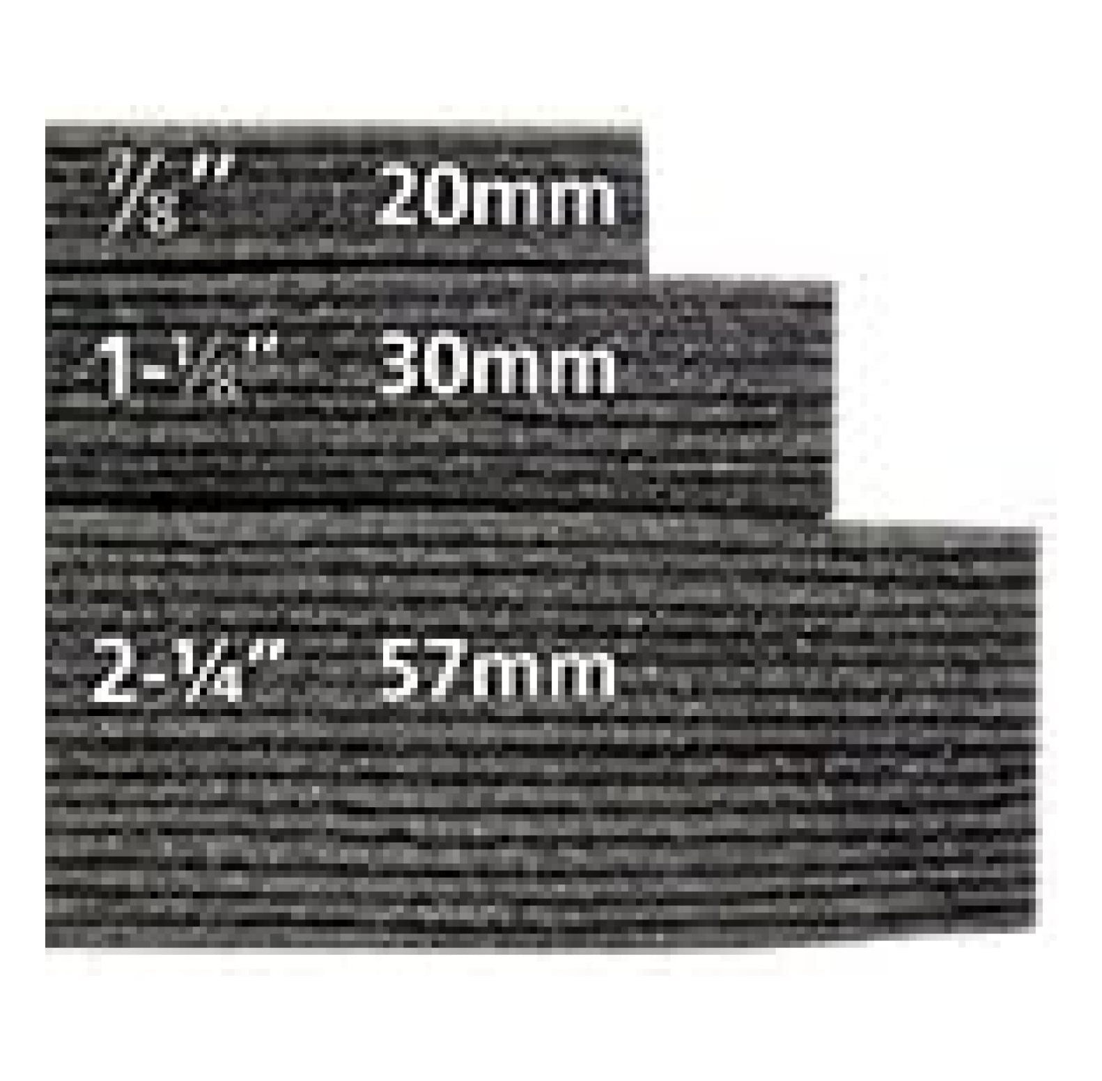 Kaizen Foam 2' x 4' 30mm black - Walmart.com