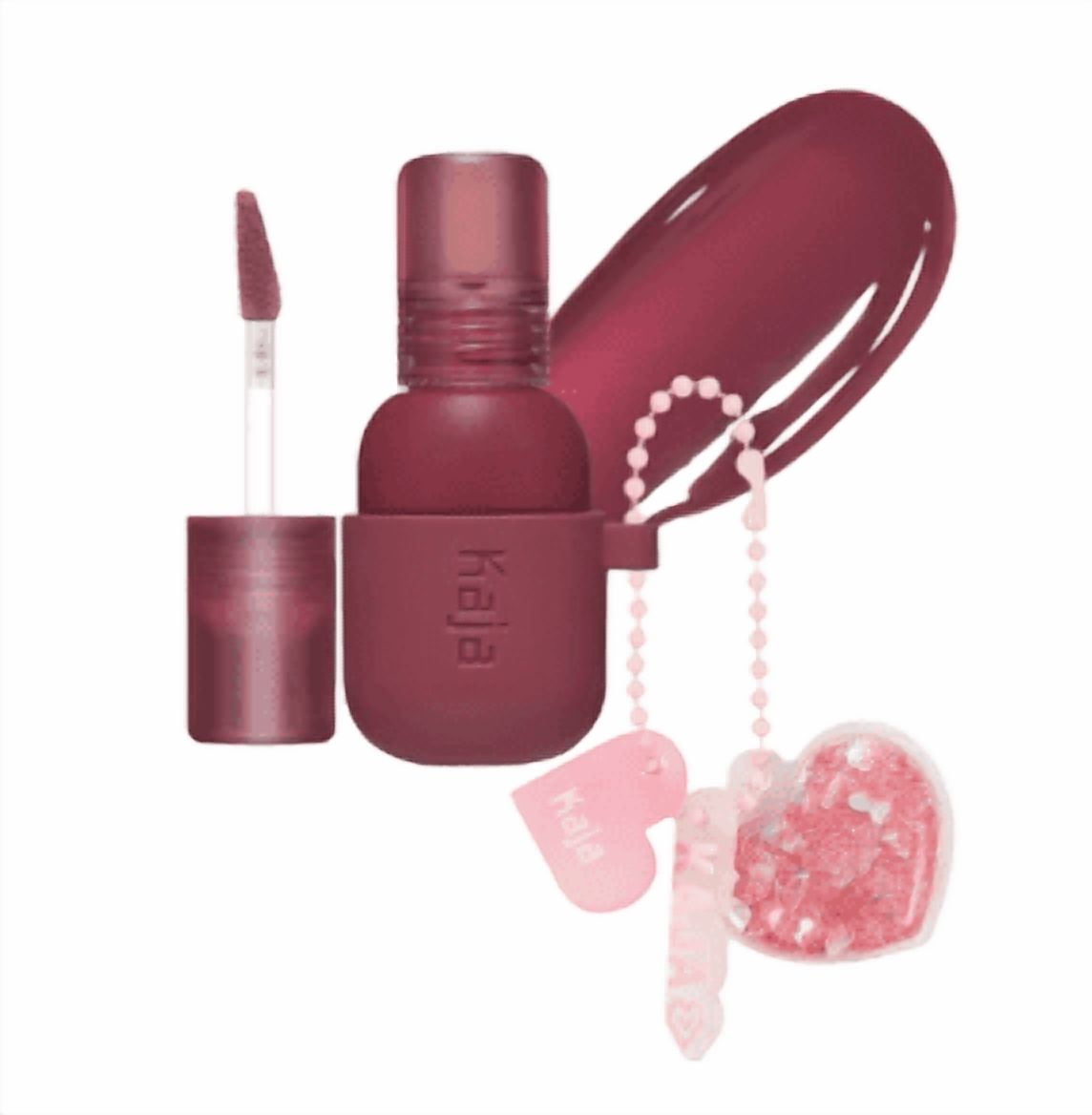 Kaja ROSE Jelly Charm Glazed Lip Stain & Blush With Keychain, US 0.17 ...