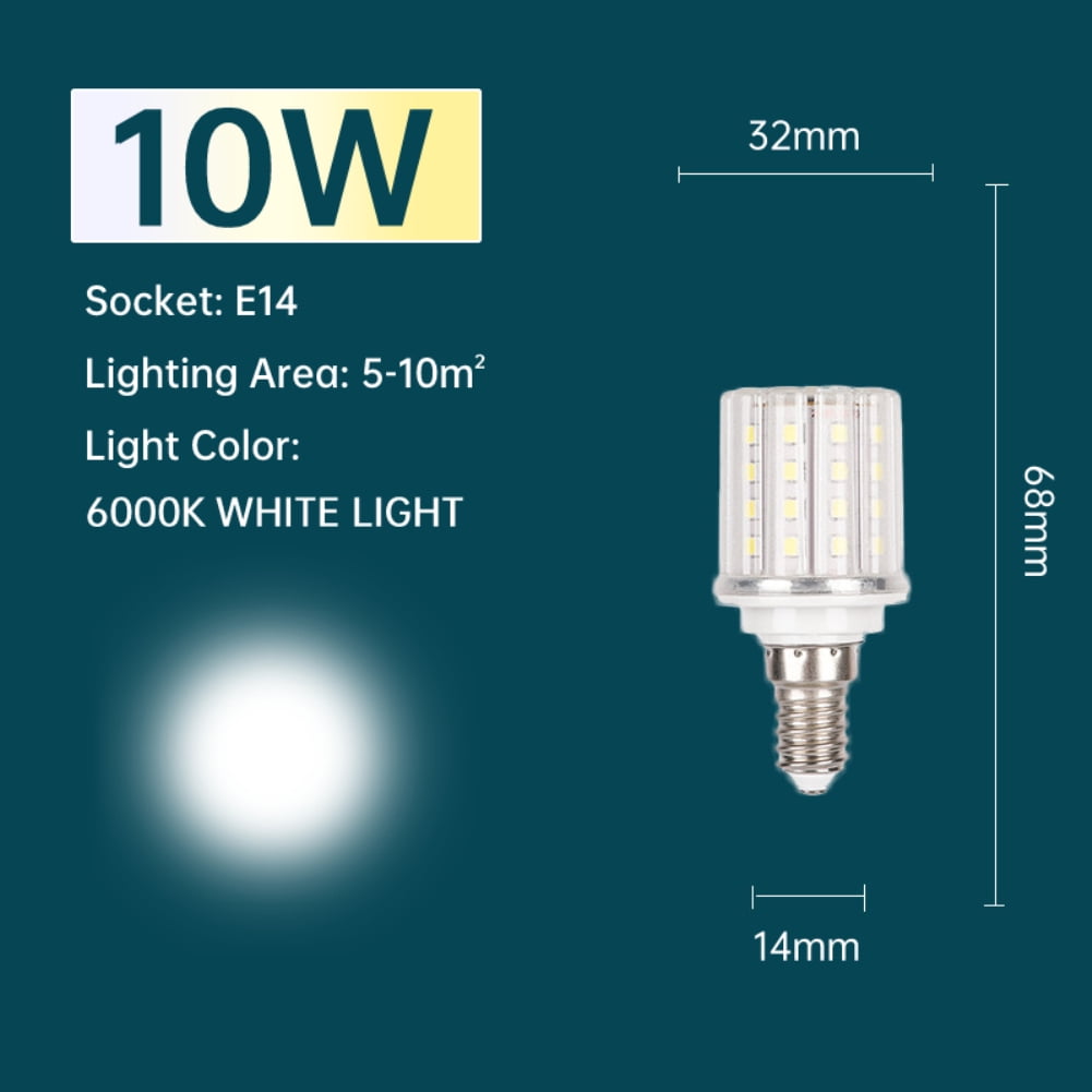 Kajiali 1pc LED Bulb E27 E14 Corn Lamp 110/220V LED Light 10W 20W 24W ...