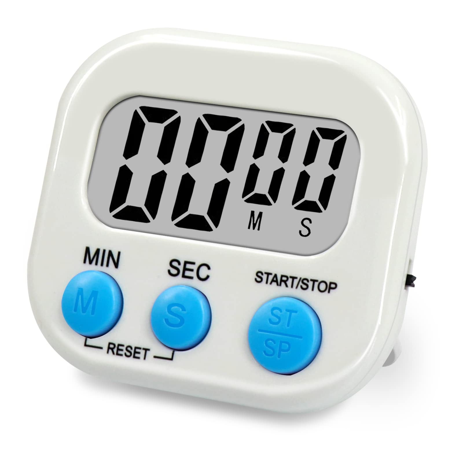 Kajiali 2Pack Digital Kitchen Timer Big Digits Loud Alarm Magnetic ...