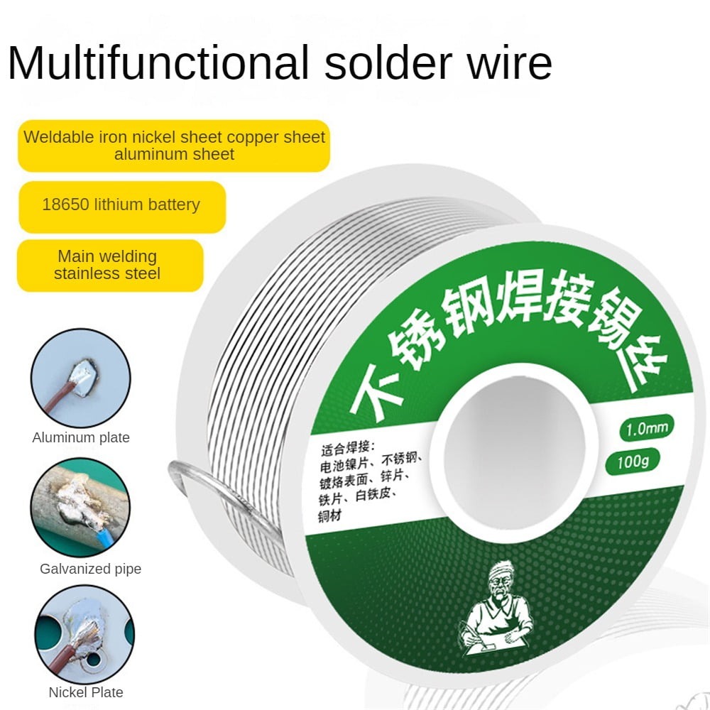 Kajiali Aluminum Stainless Steel Lighter Solder Wire Soldering Wire ...