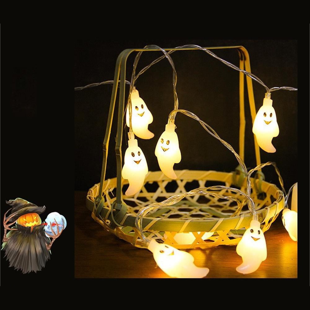 Kajiali Halloween String Lights ,10 LED Halloween Ragdoll Ghost String ...