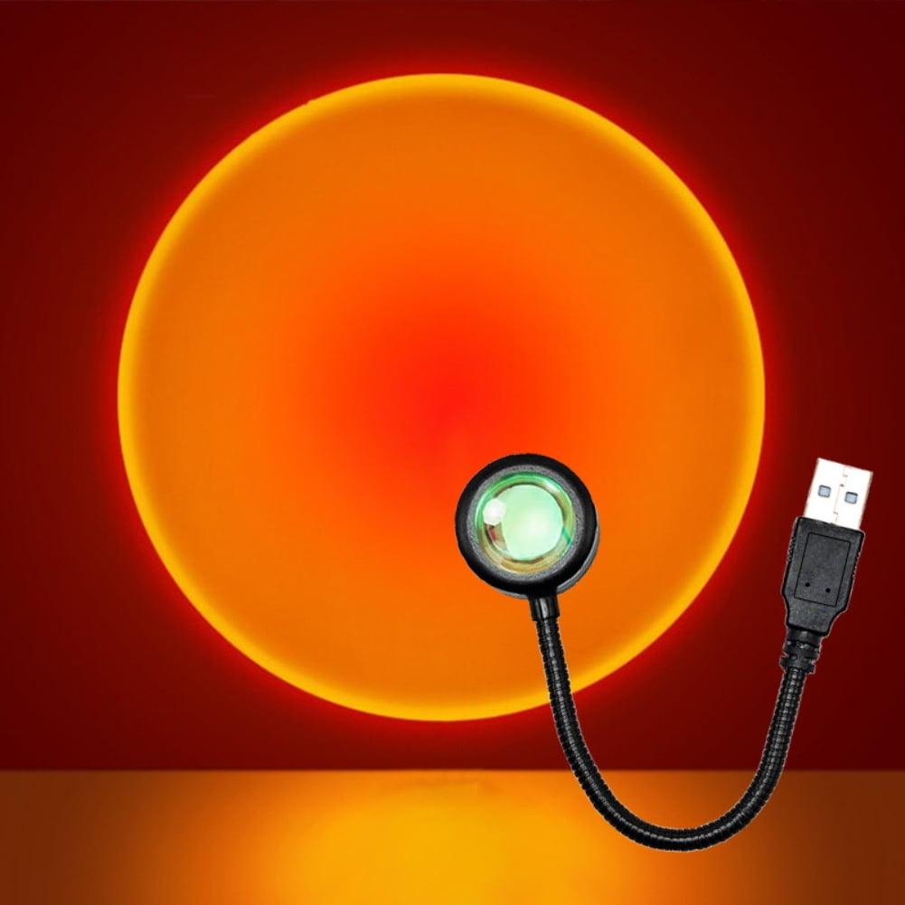 Kajiali USB Lamp LED Rainbow Neon Night Light Projector Photography ...