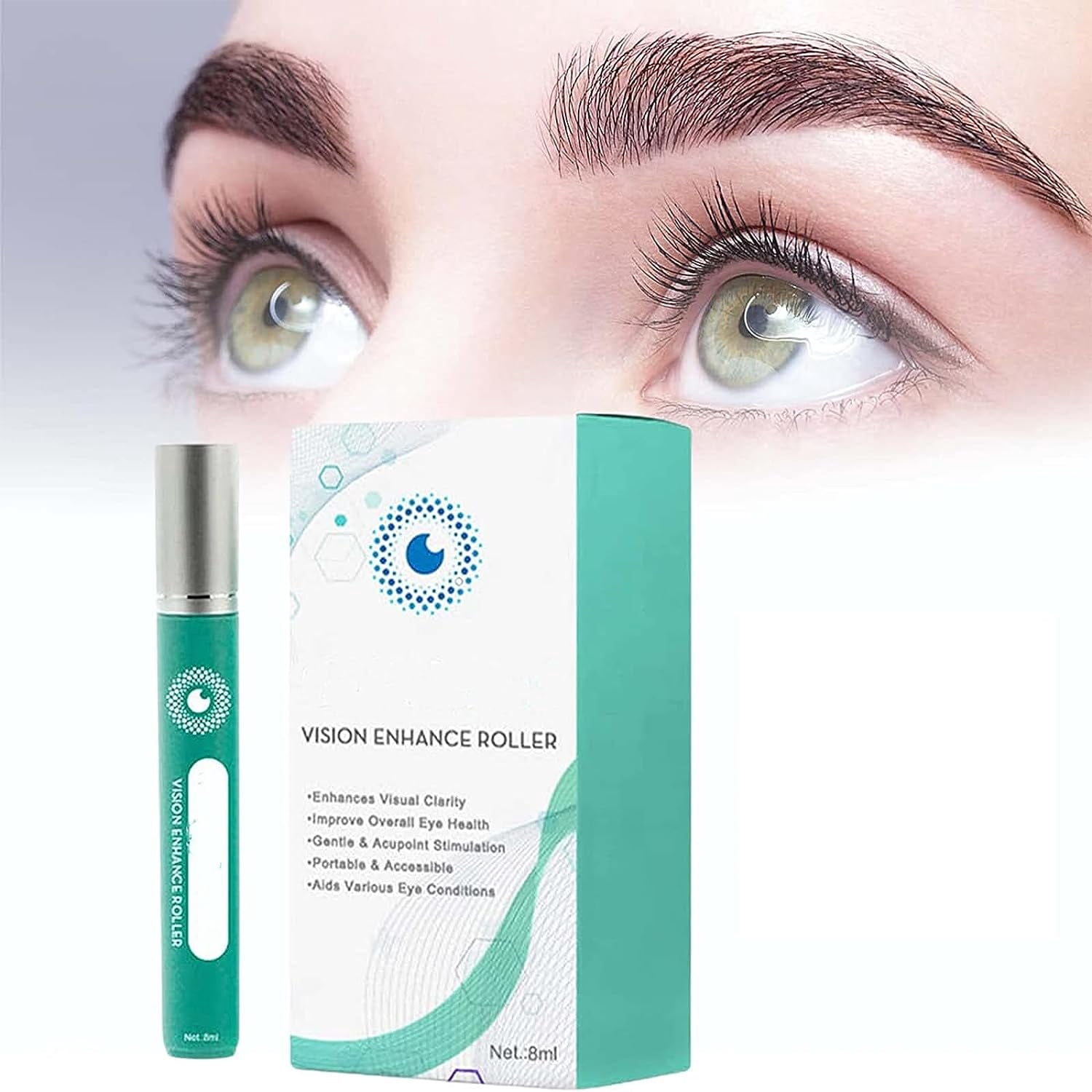 Kajiali Vision Enhance Roller, Vision Enhance Eye Roller, Eye Massage ...