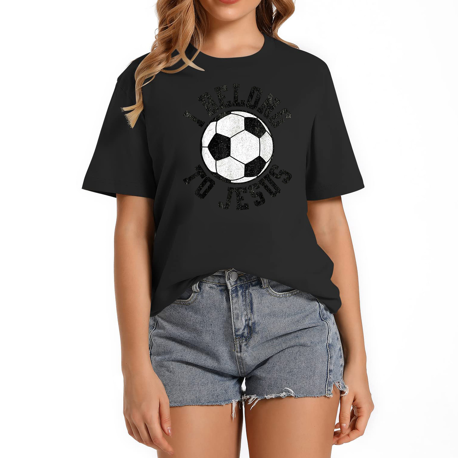 Kaka I Belong To Jesus Women's Short Sleeve Tee with Bold and Playful ...