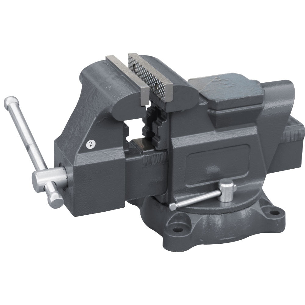 Kaka Industrial AVS-100 4 Inch Bench Vise Swivel Base with Anvil ...