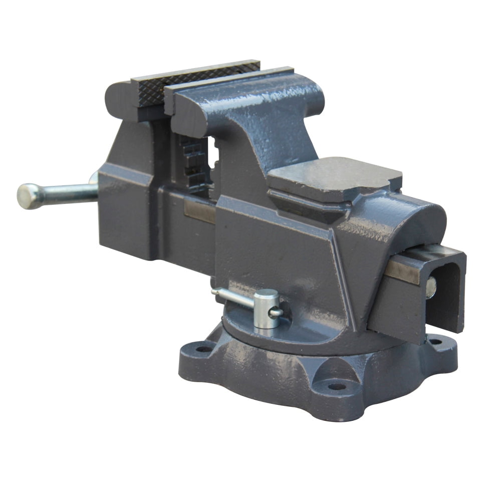 Kaka Industrial AVS-125 5-Inch Bench Vise Swivel Base with Anvil ...