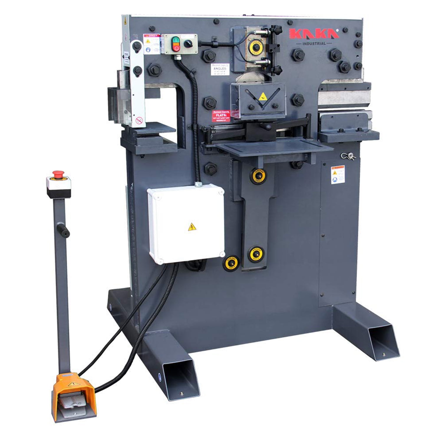 KAKA INDUSTRIAL M-55 4 stations Hydraulic Ironworker 55 ton Capacity ...