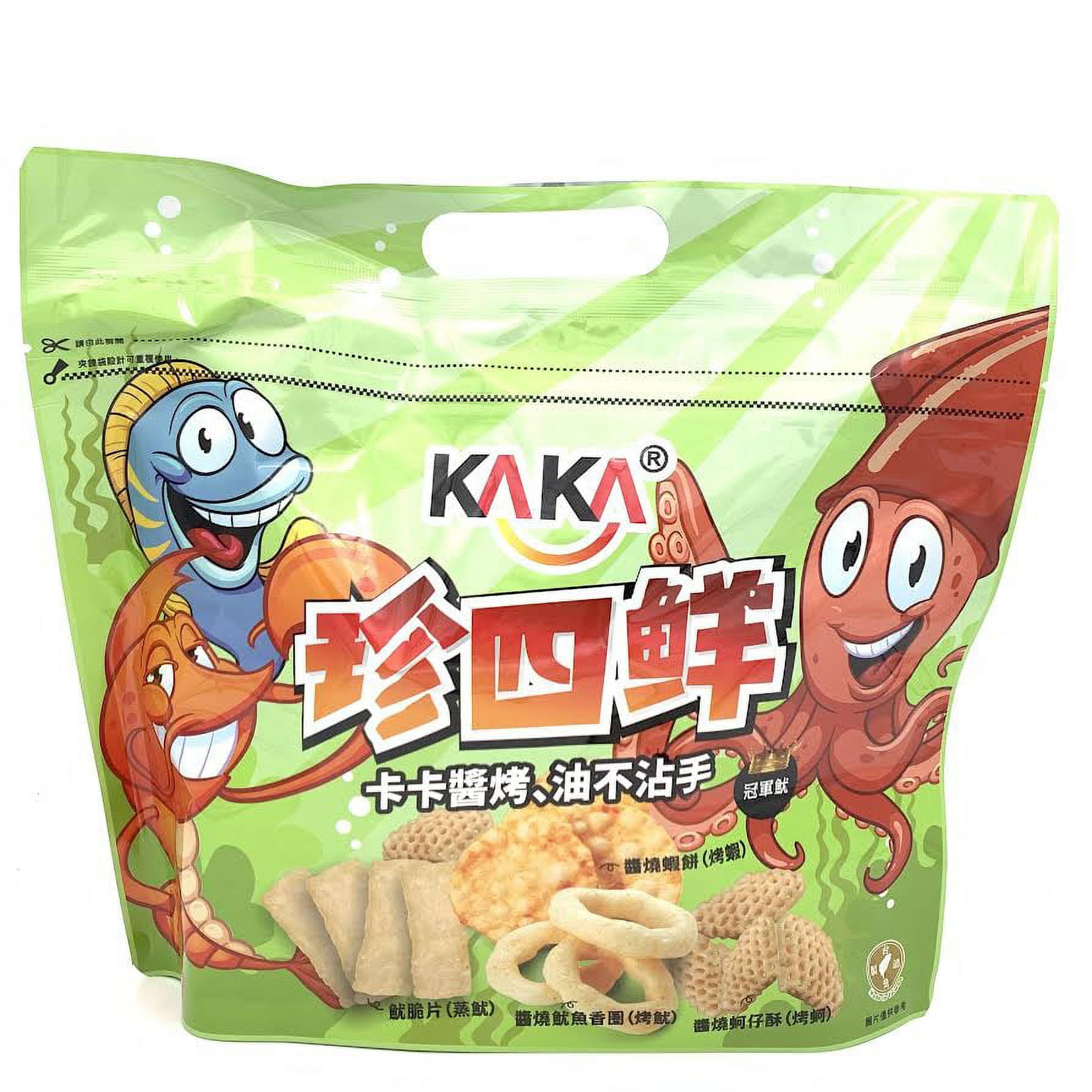 Kaka Mixed Squid Flavored Crackers 120g - Walmart.com
