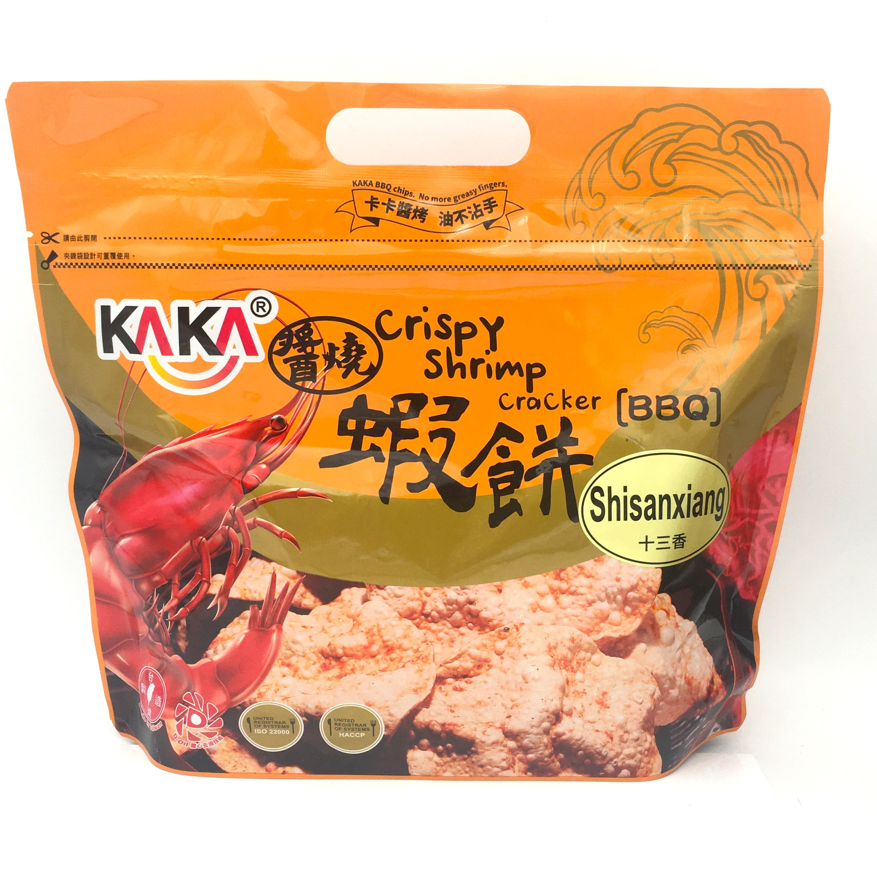 Kaka Shrimp Crackers With Assorted BBQ Flavor 120g - Walmart.com