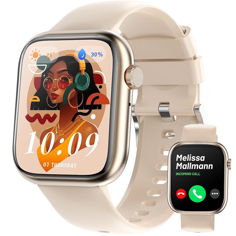 2024 Women's Waterproof Smartwatch, Bluetooth Call Speaker, Compatible ...