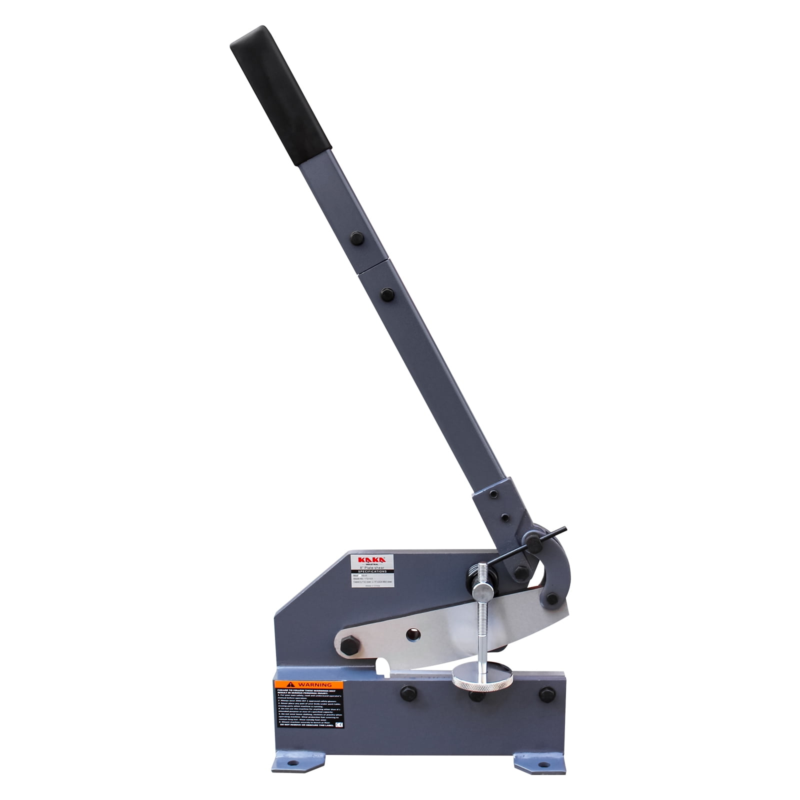 Kaka industrial HS-8 8 inch Hand Plate Shear, Bench Shear Throatless ...