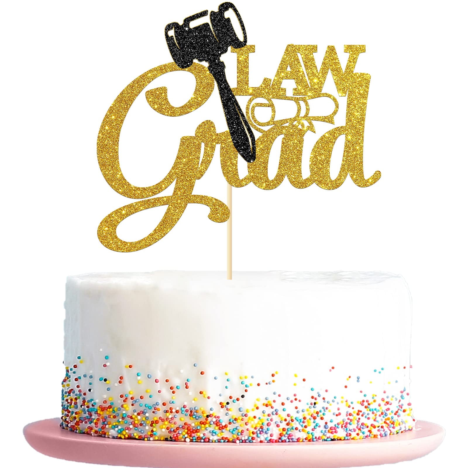 KakaSwa Law Grad Cake Toppers, 2025 RST1 Graduation Party Decorations ...