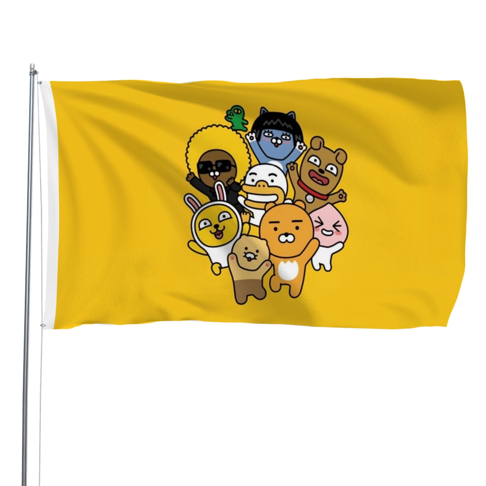 Kakao Friends-themed Printed Flag Perfect gift for fans, friends, and ...
