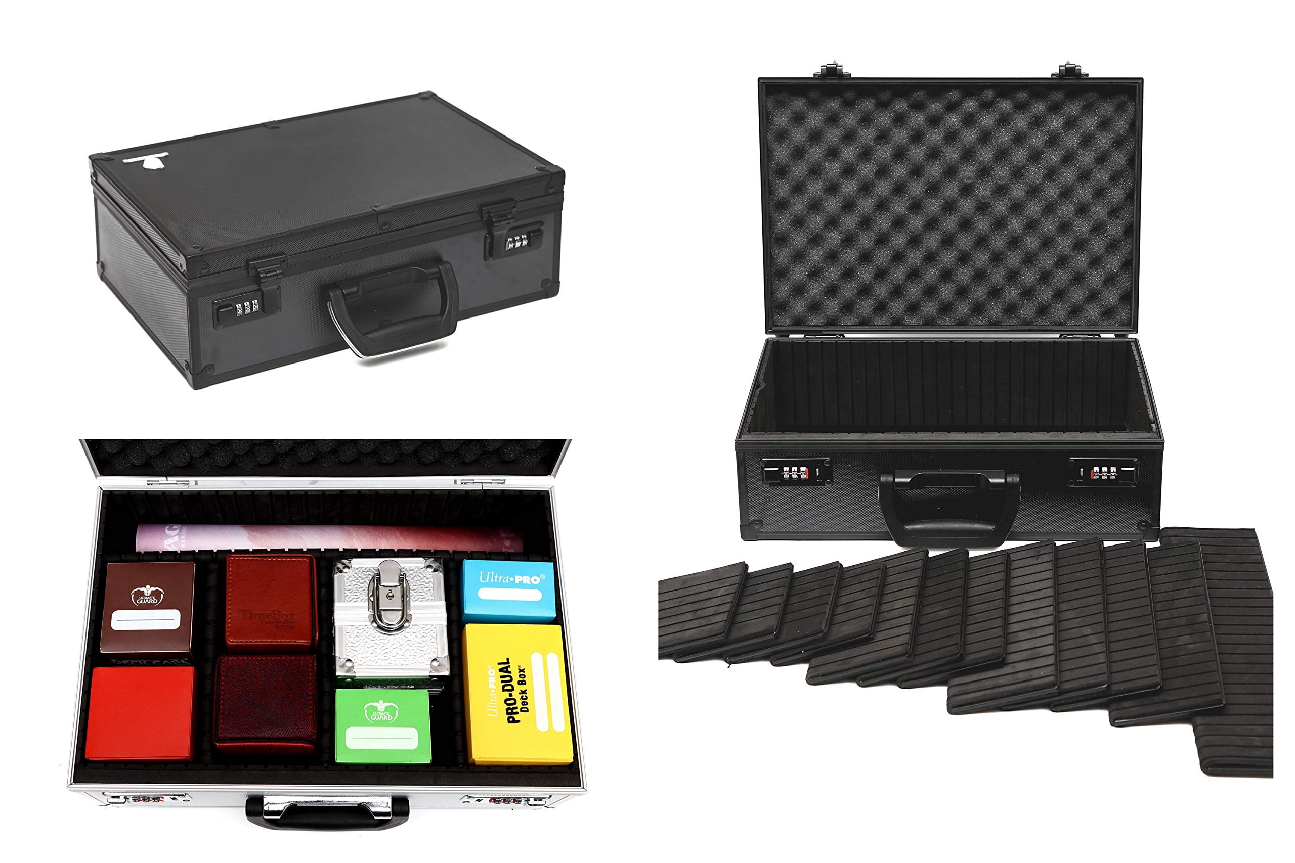 KakapopoTCG TC-A5 Black Lockable DHF10 Storage Case with Sliding ...