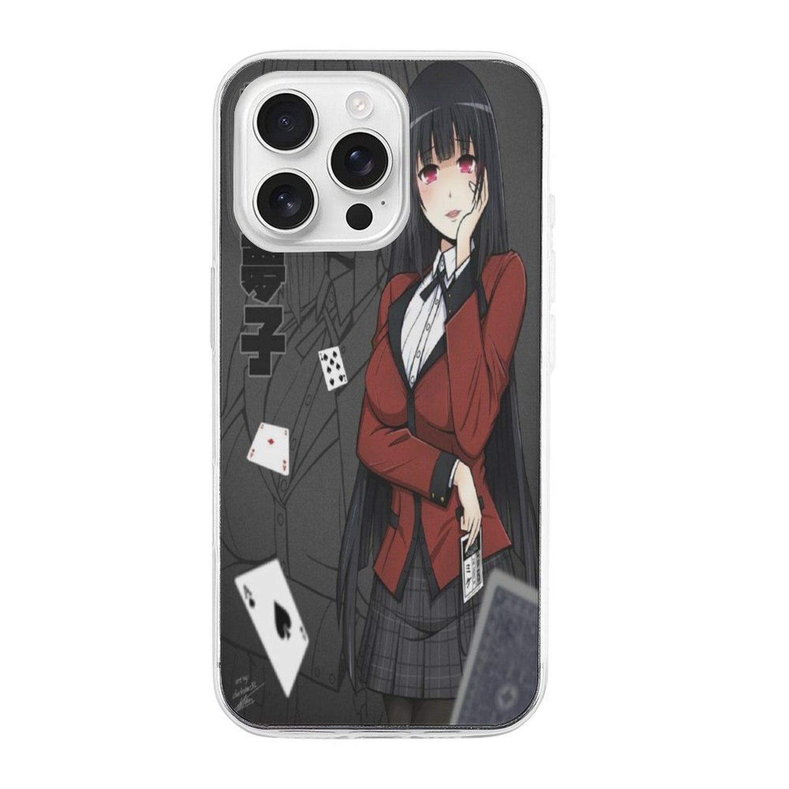 Kakegurui-Compulsive Gambler Cases for iPhone 16 Pro Anime Durable TPU ...