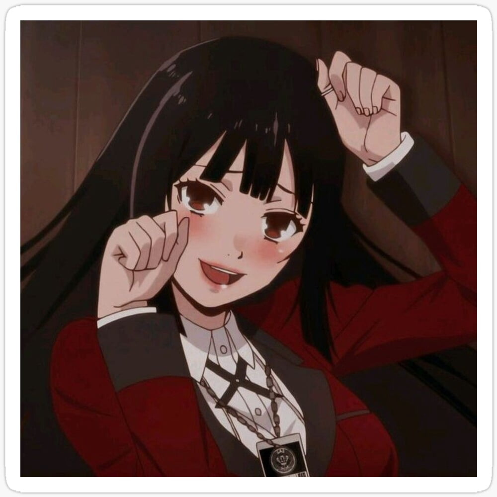 Kakegurui Cute Goth Anime Sticker Phone Decal Water Bottle Stickers Car ...