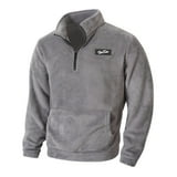 Kakii Men’s Quarter Zip Thermal Fleece Pullover Long Sleeve Sweatshirt ...