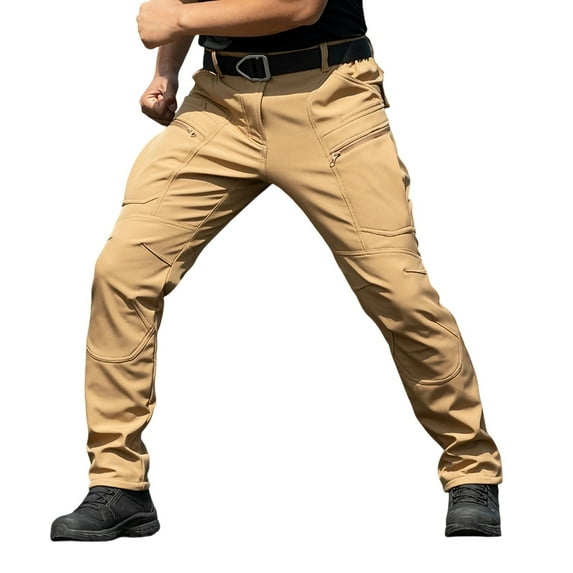 Kakii Men's Tactical Cargo Pants Water Resistant Lightweight Hiking ...