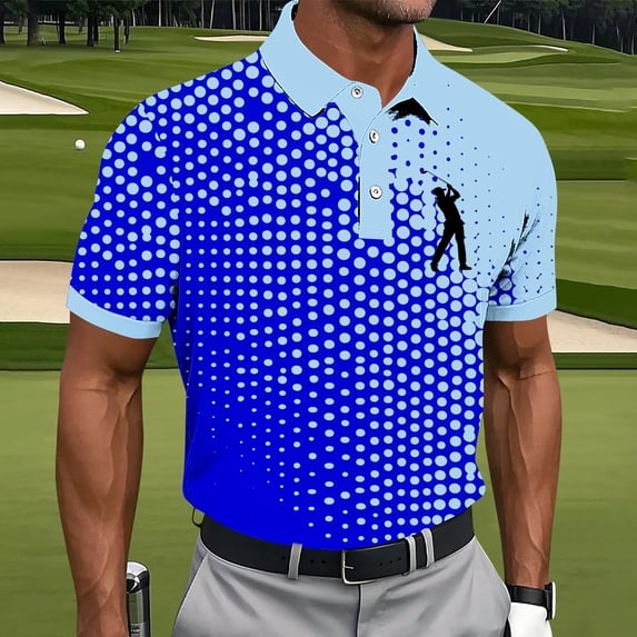 Kakii Mens Polo Shirts Short Sleeve Moisture Wicking Golf Tennis Polo ...