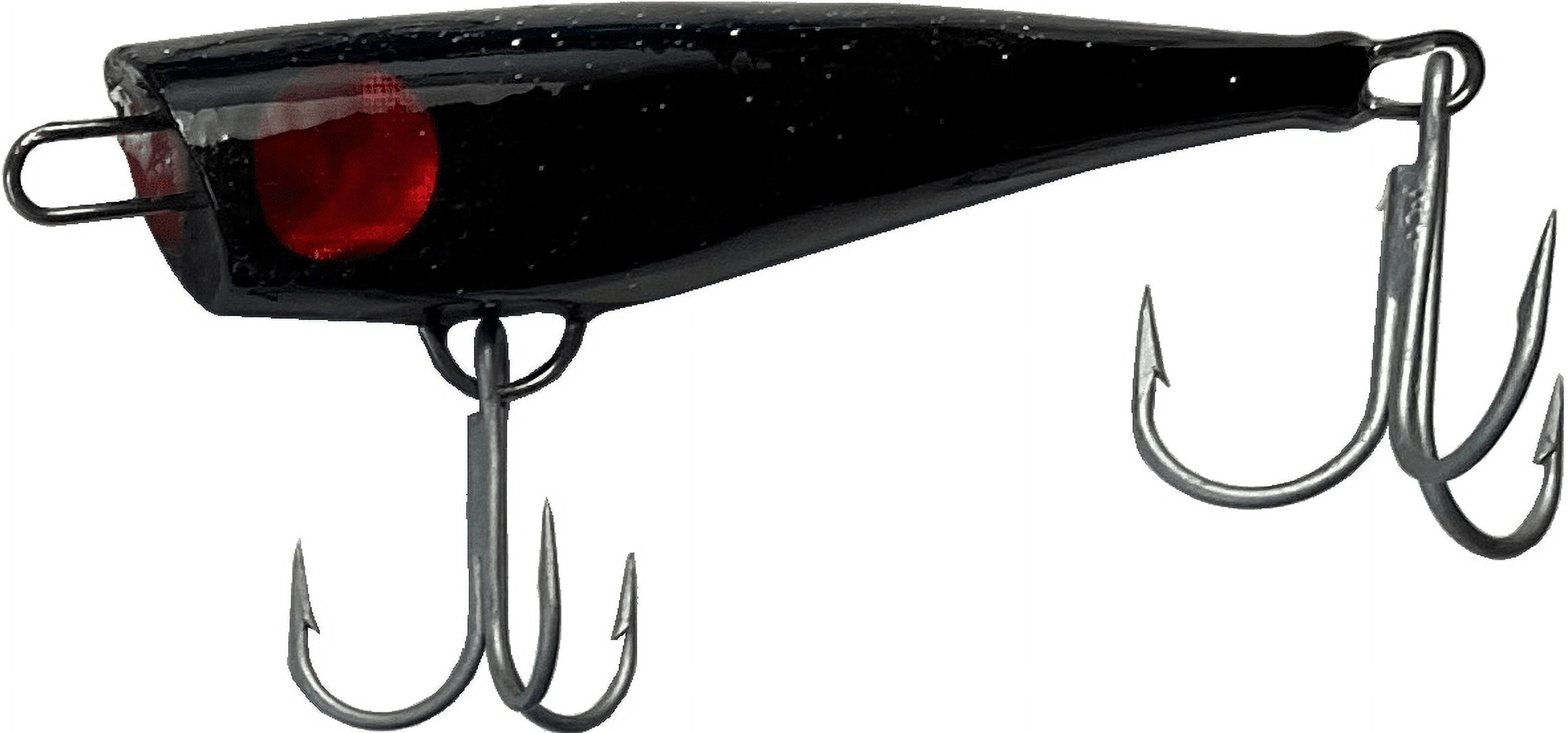 Kaku Small Popper Lure - Black - Perfect Saltwater Hard Bait - Walmart.com