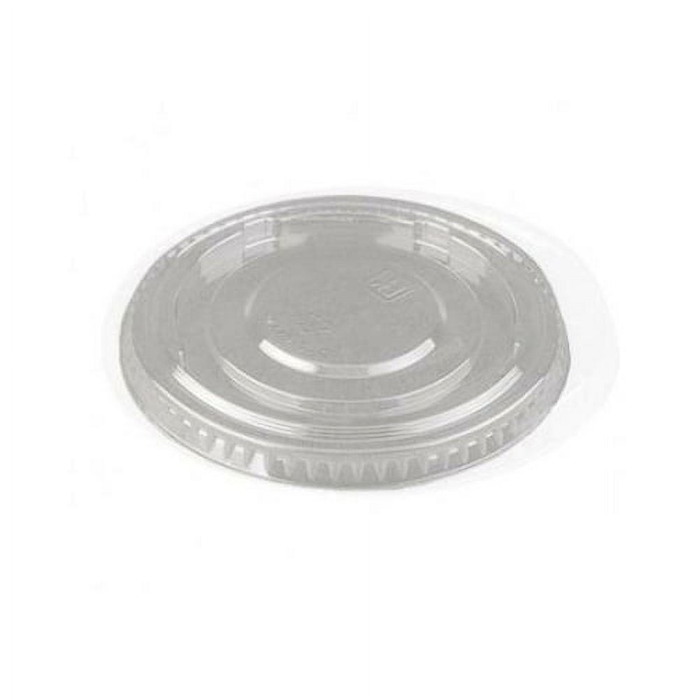 Kal-Clear/Nexclear Drink Cup Lids Flat No-Slot Fits 9 to 10 oz Cold ...