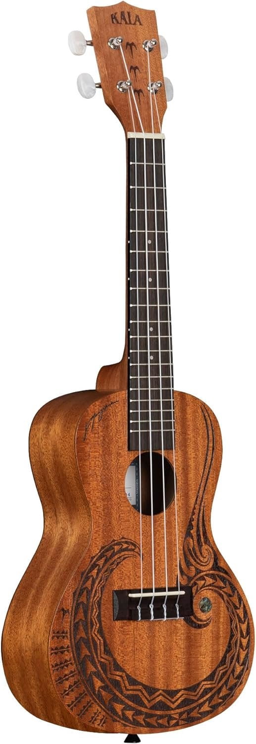 Kala, 4-String Ukulele, Right, Natural, Concert KA-Courage-C_W/Bag ...