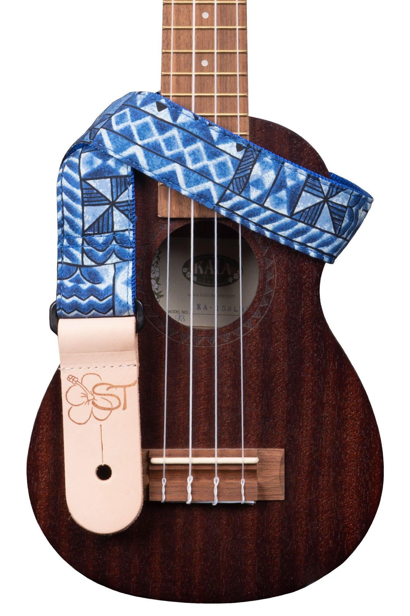 Kala Blue Tapa 1.5" Handmade Ukulele Strap - Walmart.com