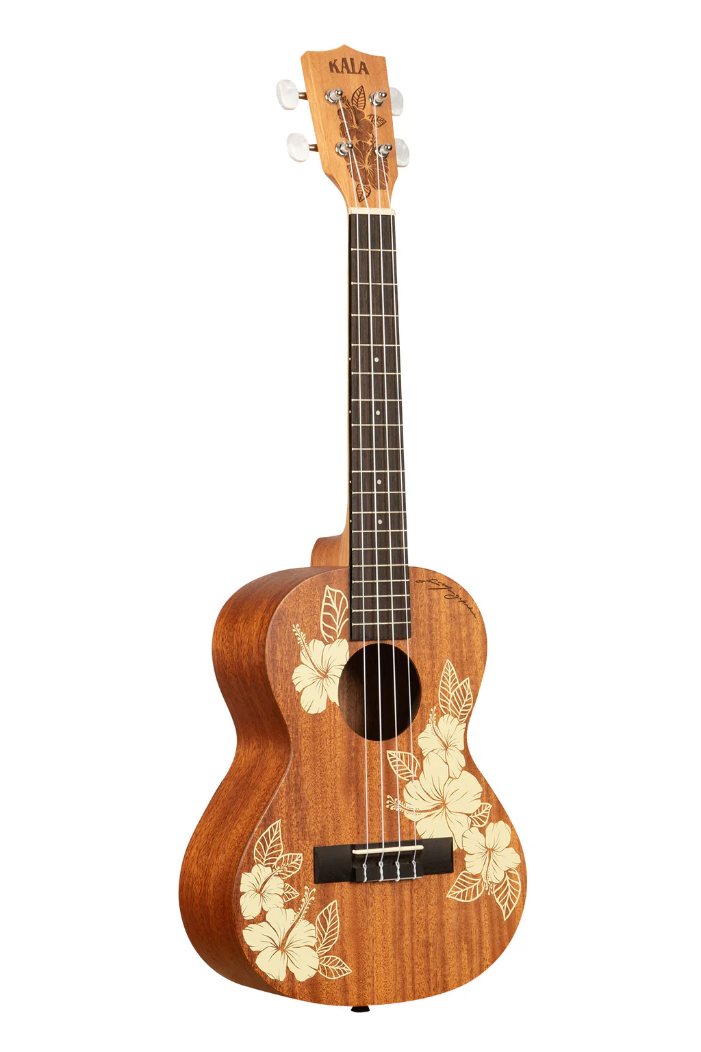 Kala KA-HIBISCUS-T Tenor Ukulele with Bag - Walmart.com