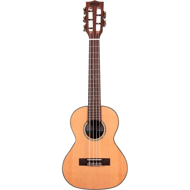 Kala Brand Music Co. Gloss Solid Cedar Top Acacia, 5-String Ukulele ...