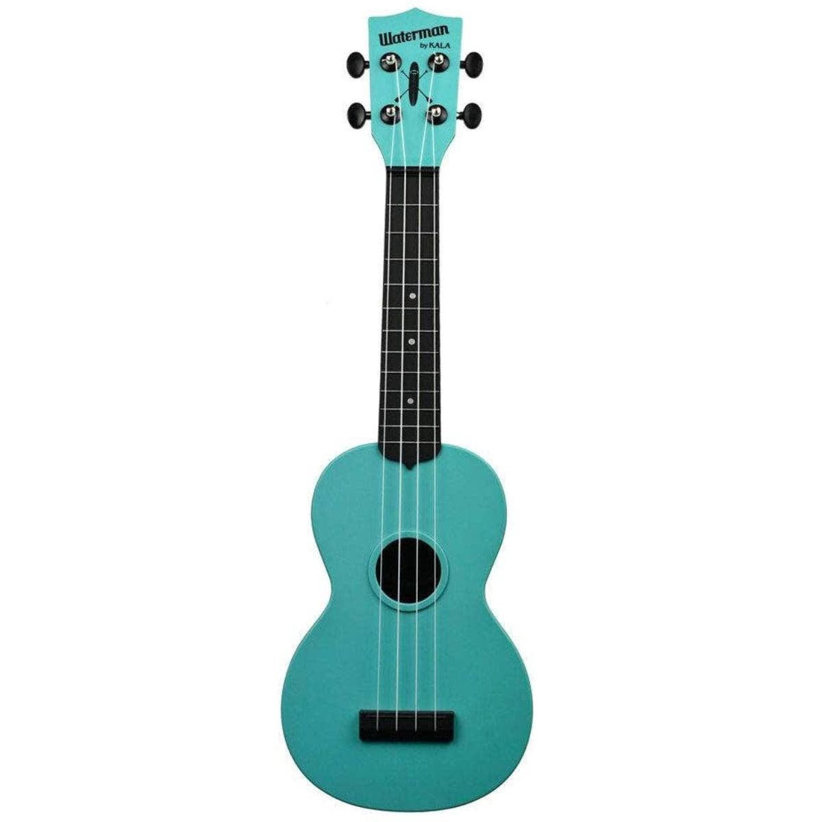 Kala Waterman 4-String Soprano Ukulele (Glow-in-the-Dark Aqua Matte ...