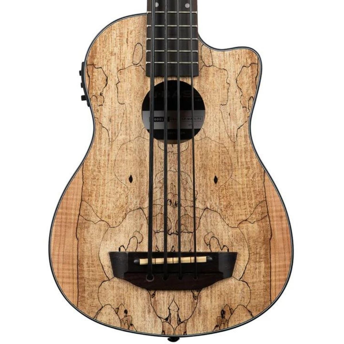 Kala Spalted Maple Acoustic-Electric U•BASS - Walmart.com