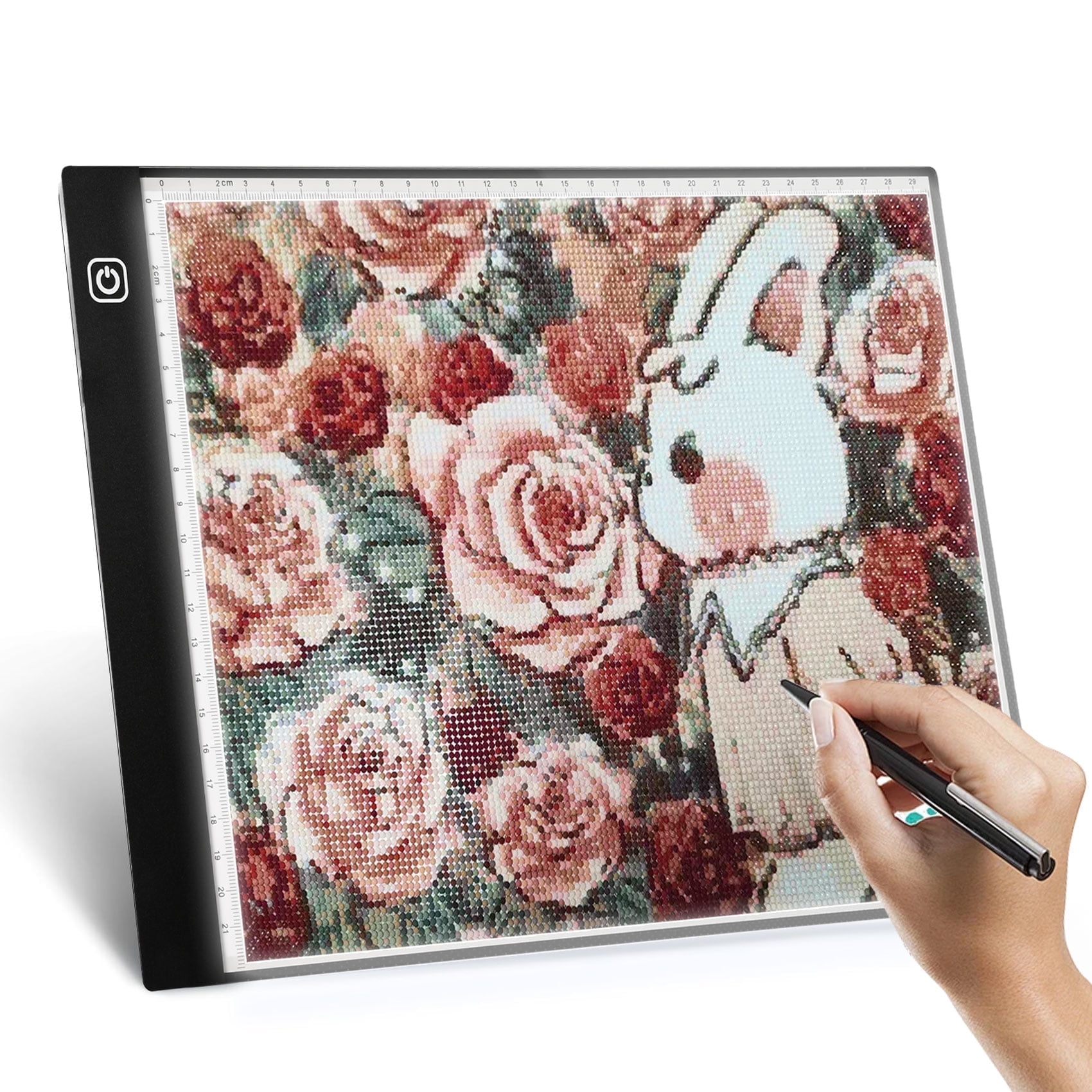 "MONST A4 LED Light Pad, USB Light Box with 3 Brightness Levels, 12""x8 ...